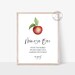 Apple Baby Shower Welcome Sign | Apple Party Sign | Printable Baby ...