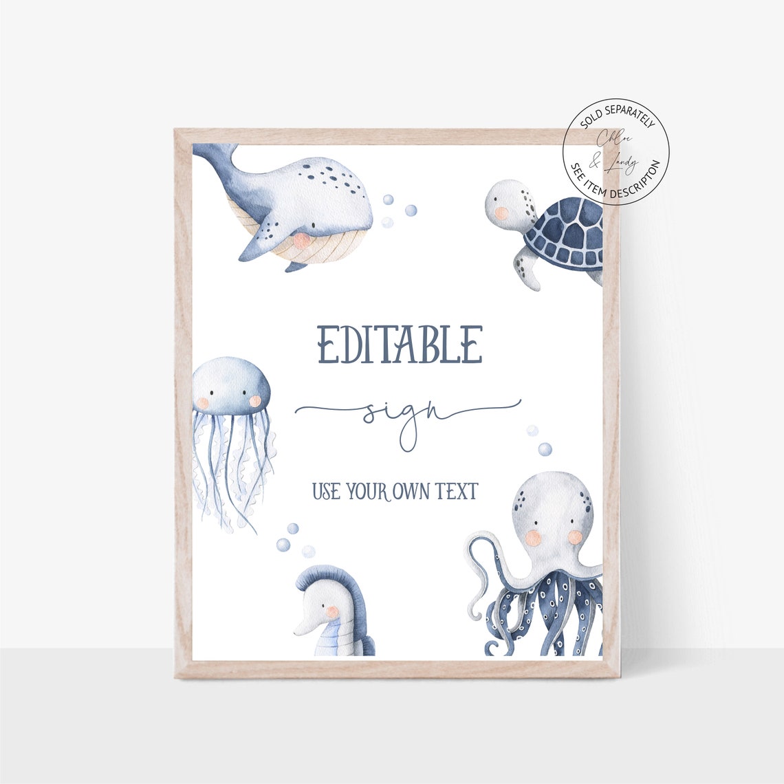 Nautical Books for Baby Template Narwal Book Insert Under - Etsy