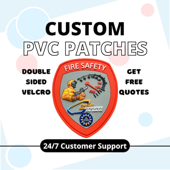 PVC Patch Morale Patch Customize Rubber Patch Iron on - Etsy UK