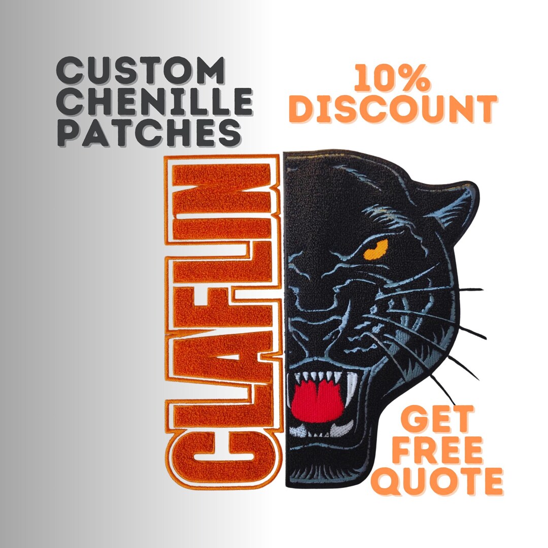 Custom Chenille Patches, Iron on Patches, Varsity Letters, Cheerleading ...