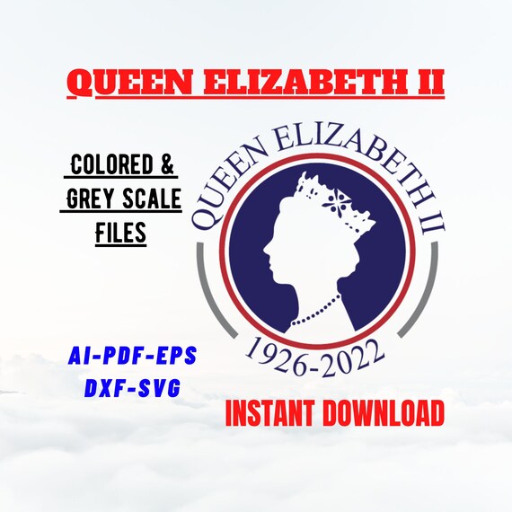 Queen Elizabeth II Print File Queen Elizabeth Screen - Etsy