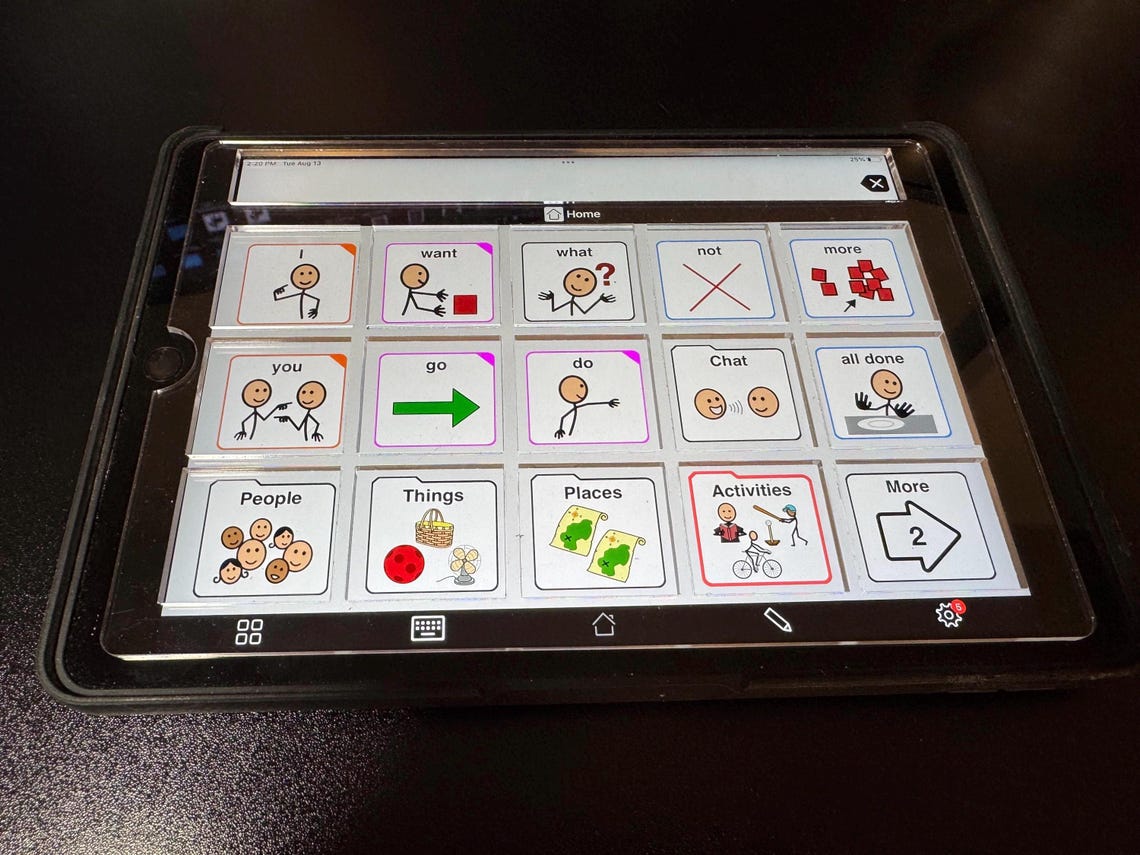 Custom AAC Keyguard iPad - Etsy