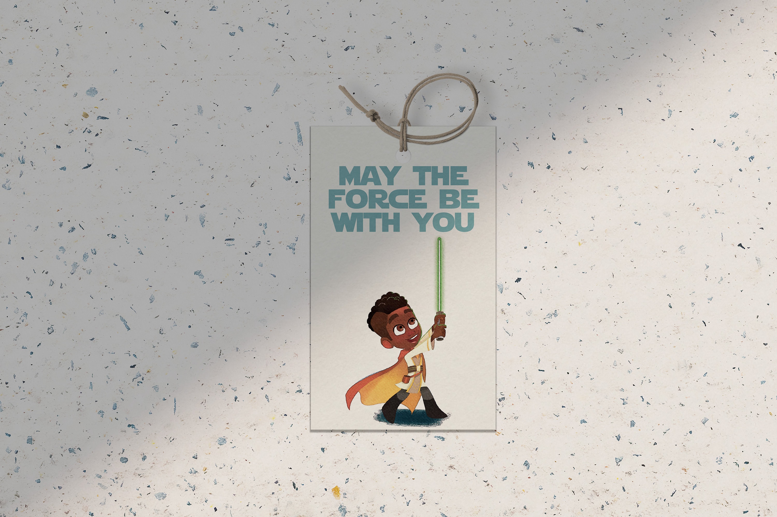 2x3in Star Wars Young Jedi Adventures Invitation Jedi Younglings Thank ...