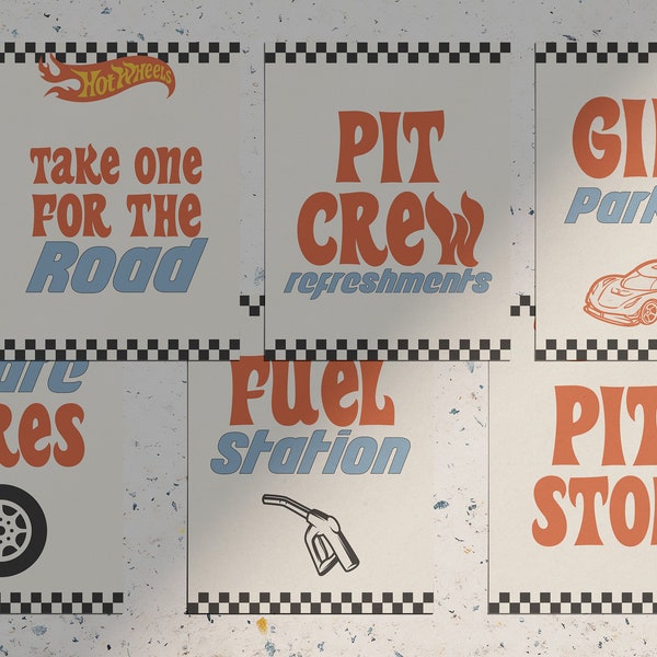 Hot Wheels Signs Birthday - Etsy