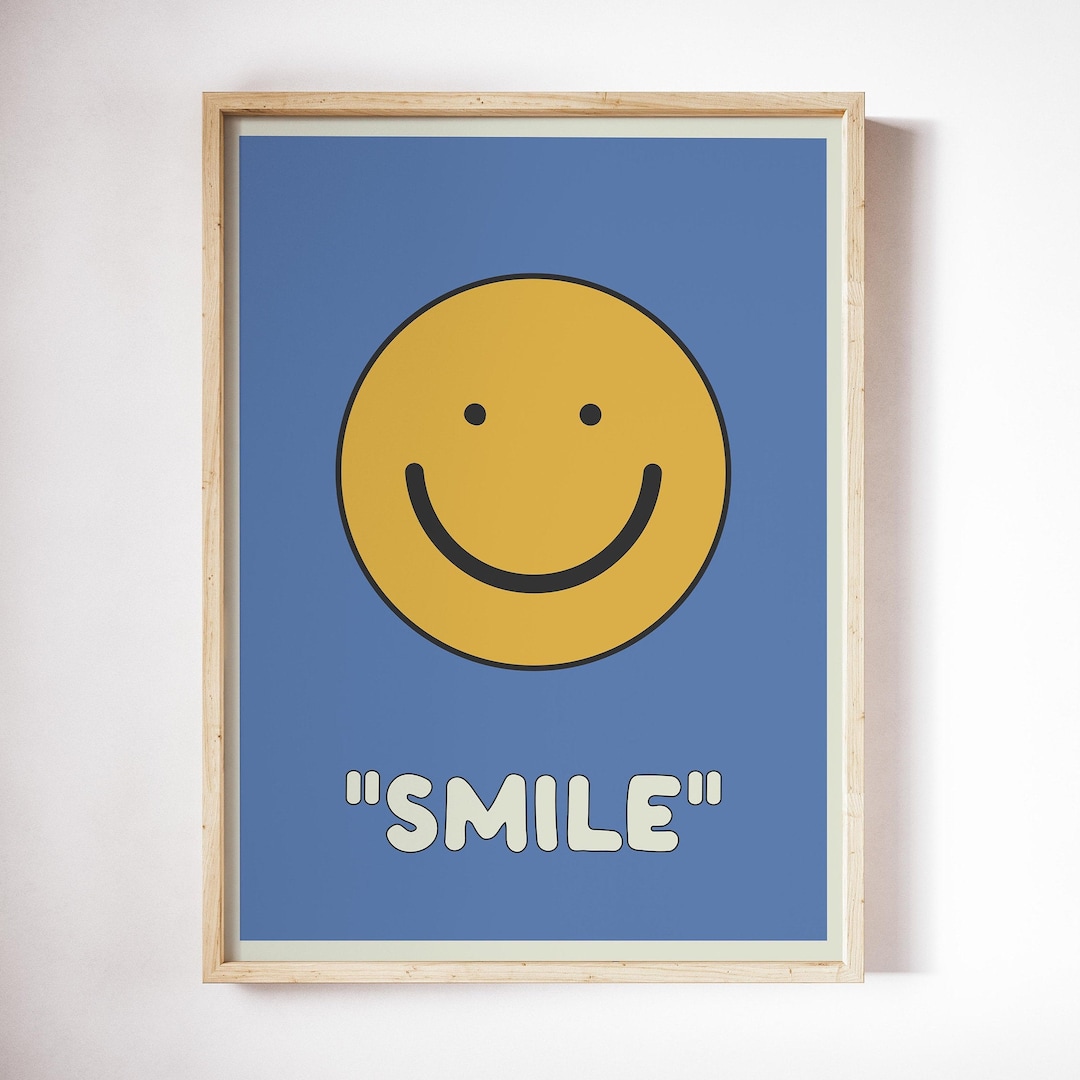 Smile Poster - Etsy