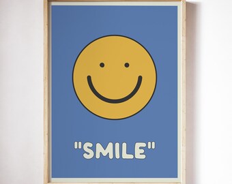 Smile Poster | Etsy
