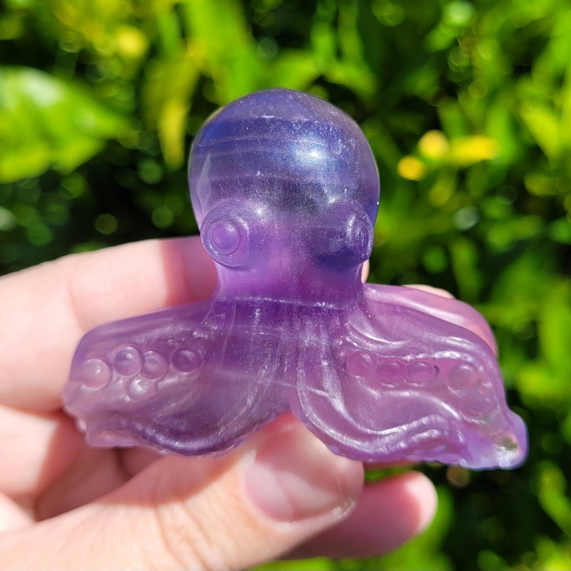Purple Octopus - Etsy