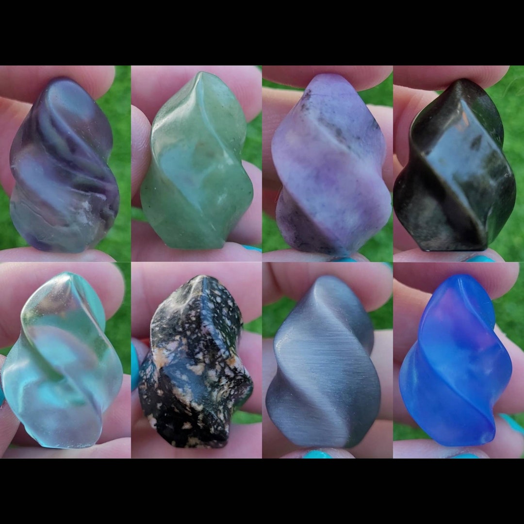 11 Types of Mini Crystal Flame Carvings to Choose From - Etsy