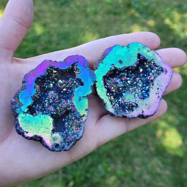 Rainbow Geodes - Etsy
