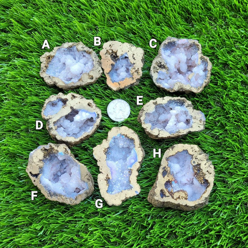 Angel Aura Geode - Etsy