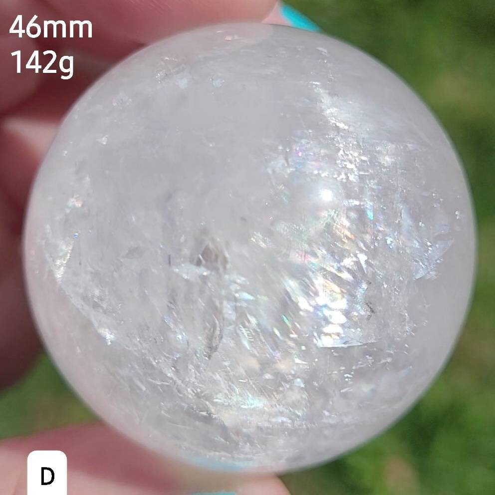 A Optical Calcite Crystal Spheres Orbs Balls | Etsy