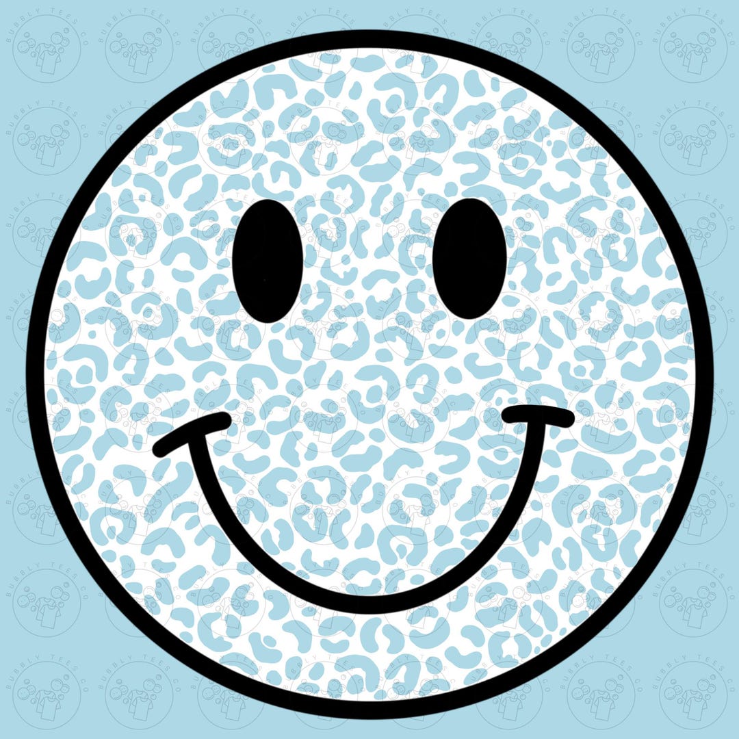 Leopard Smile Face Png, Happy Face Shirt Png, Positivity Png, Cheetah ...