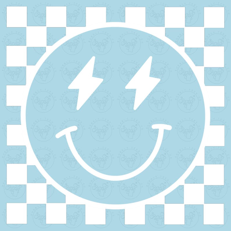 Checkered Smiley Png, Smile Face Png, Smiley Preppy Png, Checkered Png ...