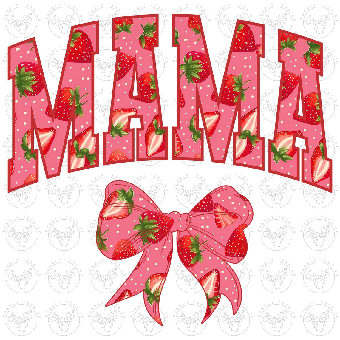 Mama Strawberry Png, Shirt Strawberry Png, Mom Shirt Png, Varsity Font ...
