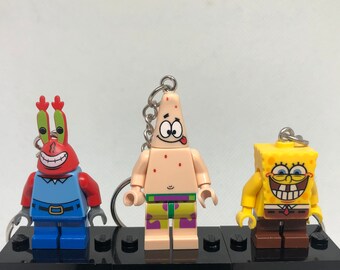 Spongebob Keychain | Etsy