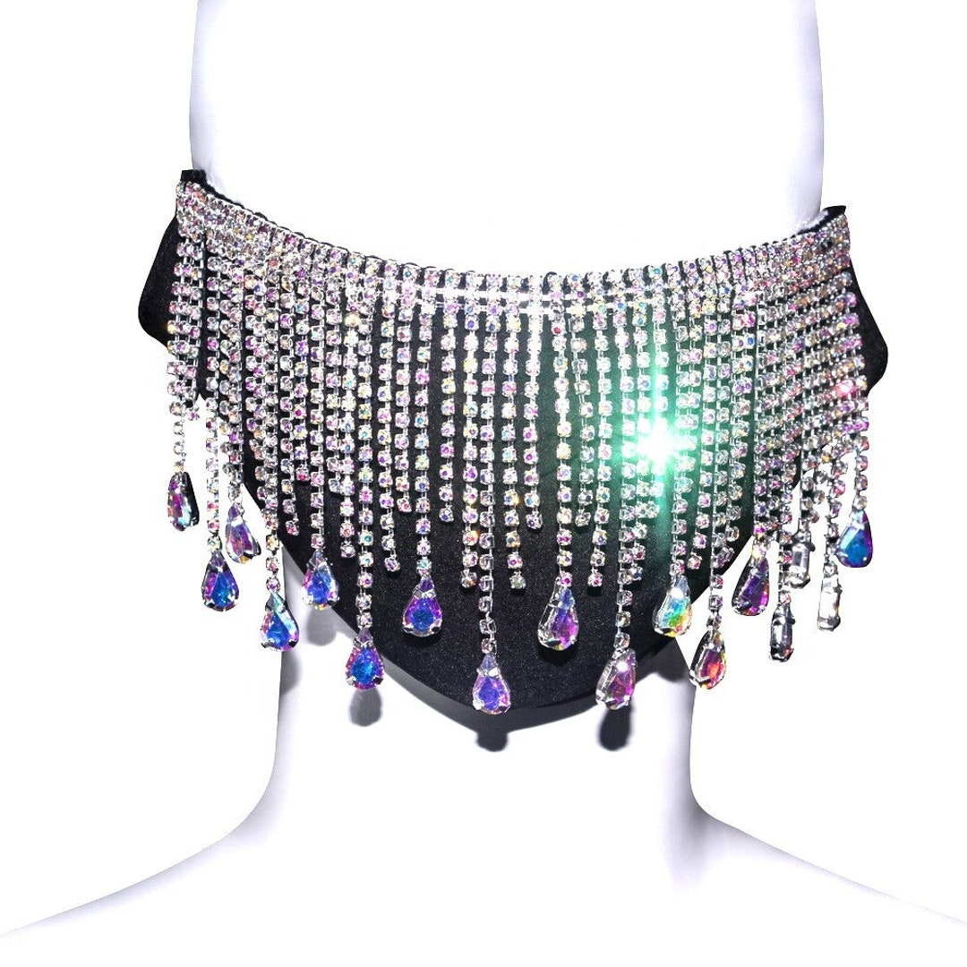 Rhinestone Face Mask Adult Fancy Face Mask Glitter Sparkle Diamond ...