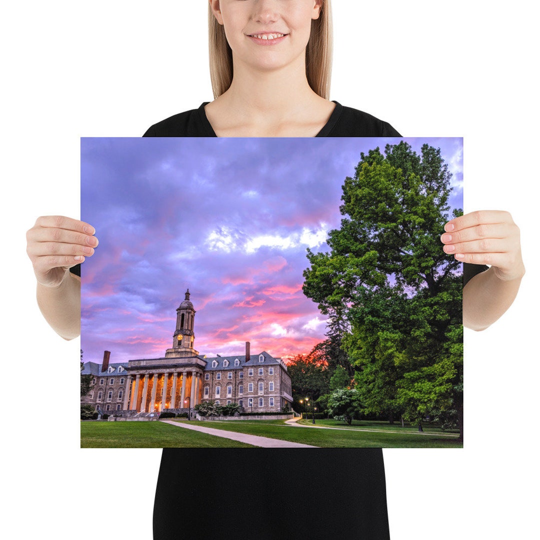 Old Main Sunset Poster - Etsy