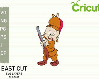 Elmer Fudd Svg | Etsy