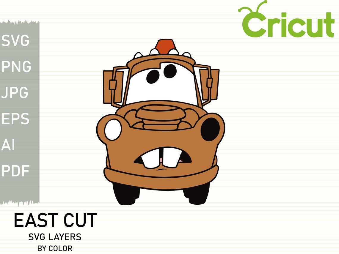 Logo cars svg mater svg svg svg files for cricutCricut svg | Etsy