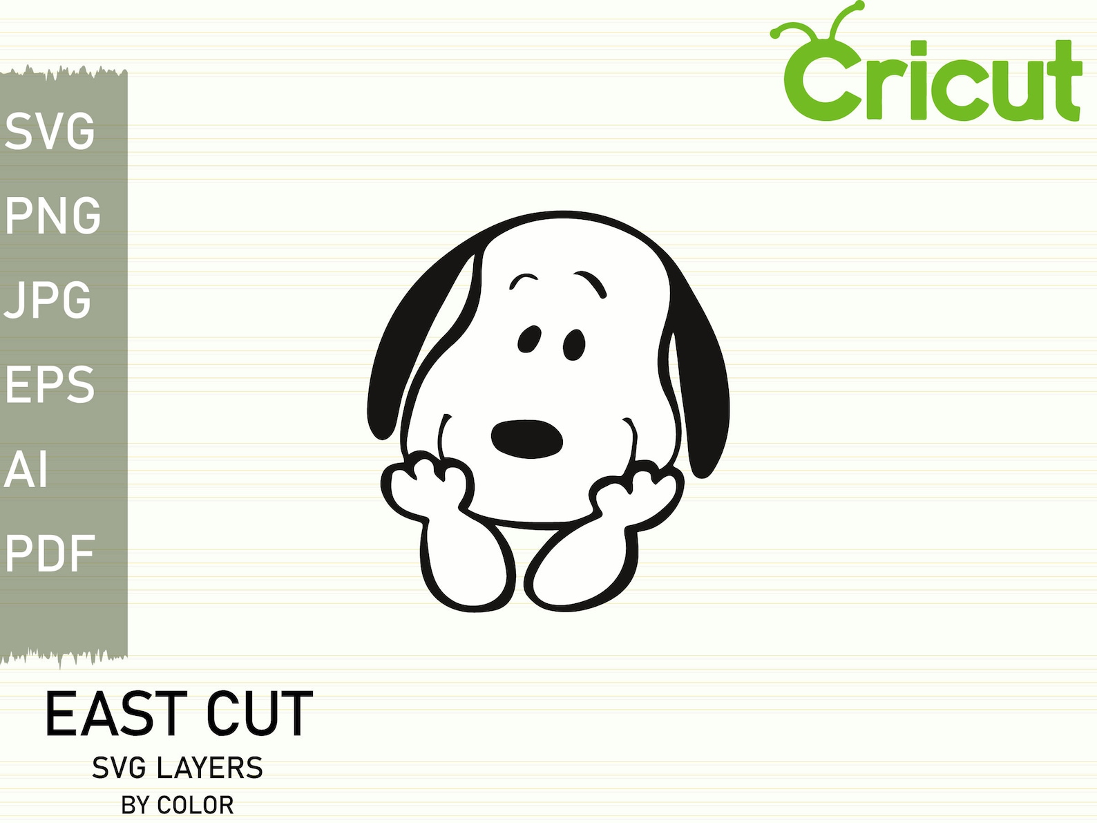 Layered SVG snoopy SVG Cricut Silhouette Cut File Clipart | Etsy