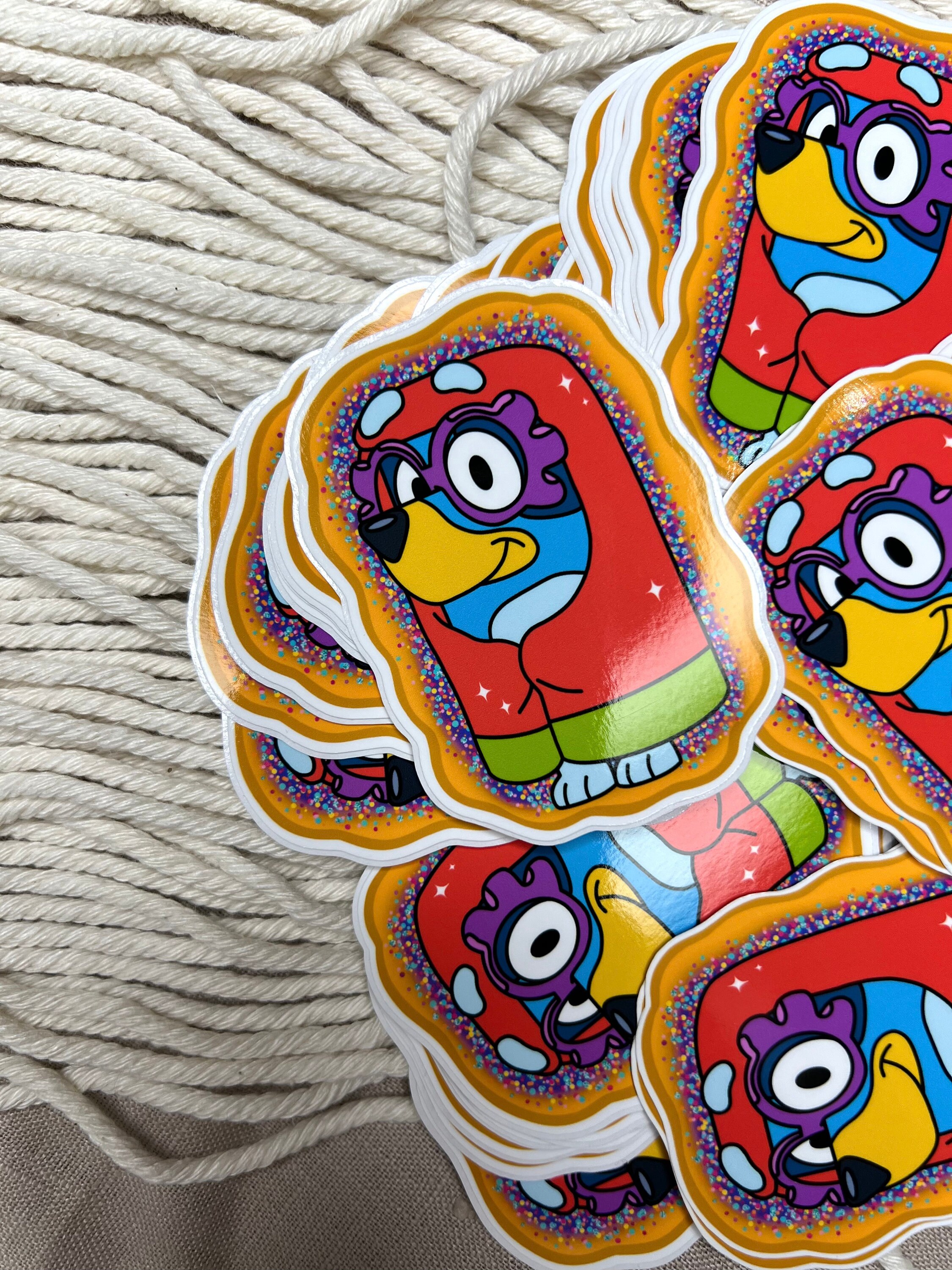 Bluey Sticker: Grannie janet Bluey Perfect for Laptops, Water Bottles ...