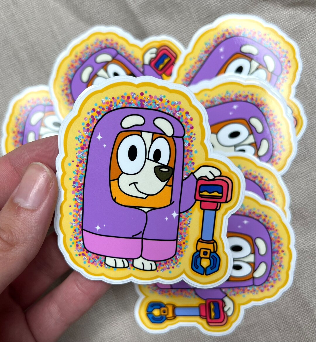 Bluey Sticker: Grannie rita Bingo Perfect for Laptops, Water Bottles ...