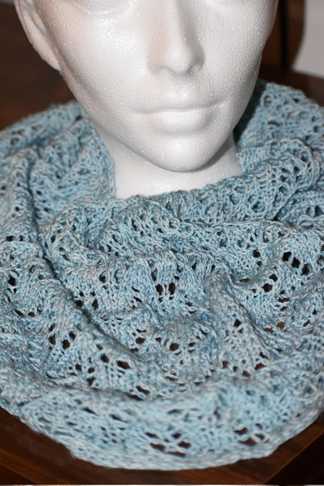 Women's Hand Knit Lace Cowl - Etsy