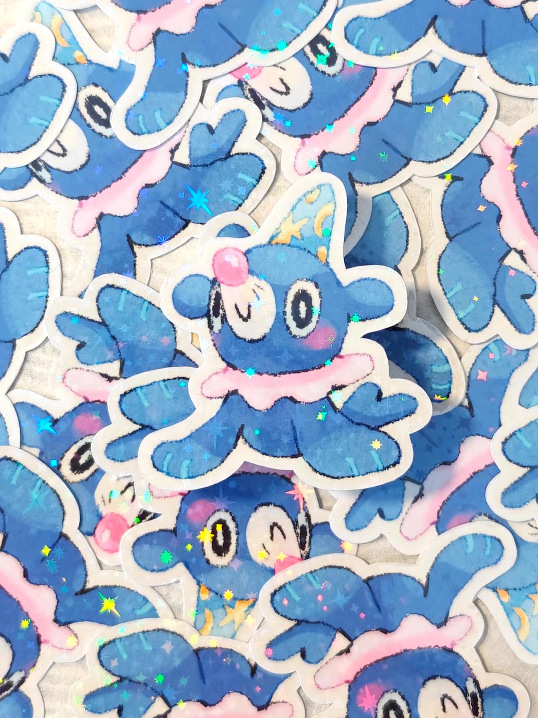 Holographic Pokemon Vinyl Sticker ~ Popplio - Etsy