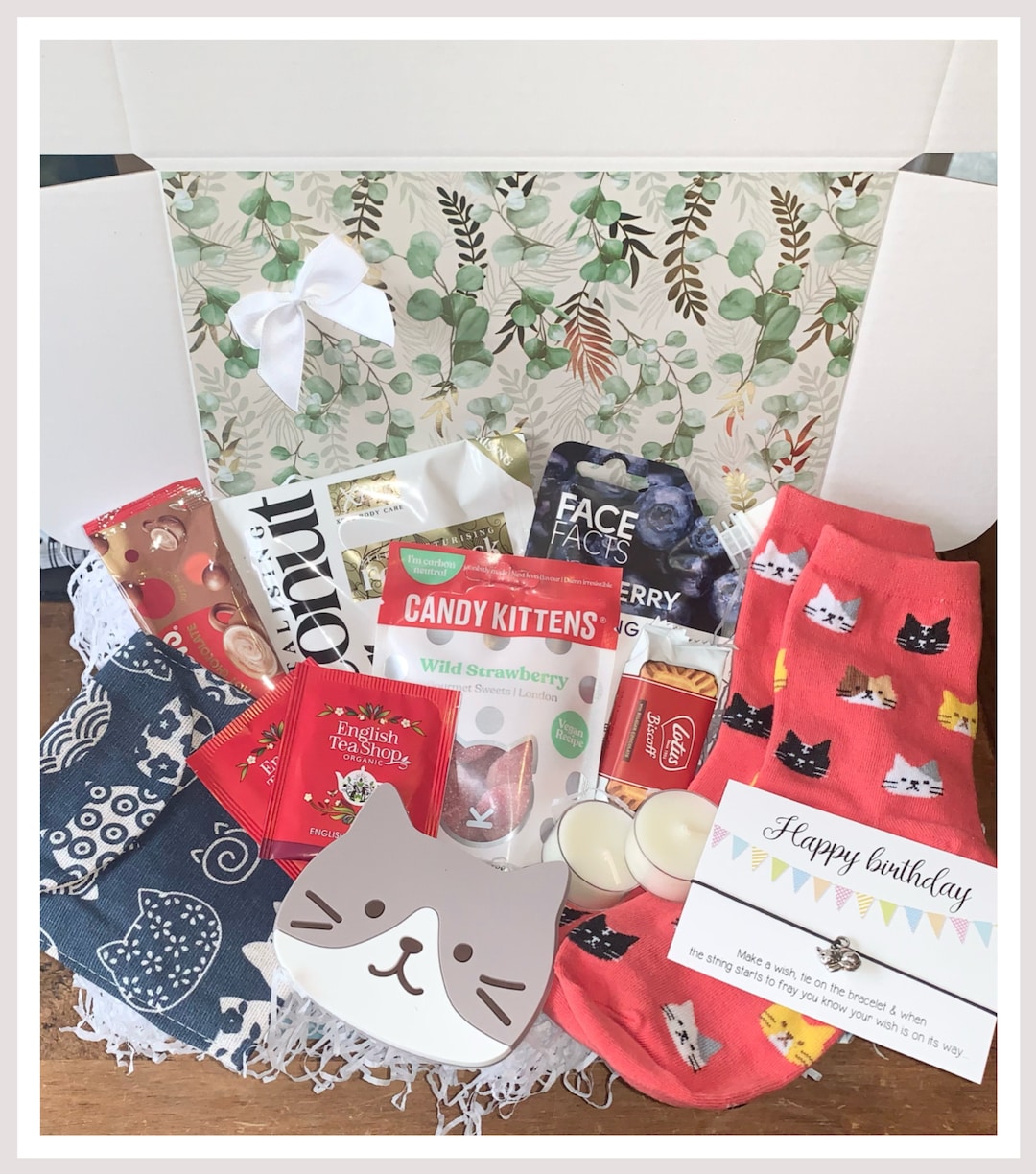 Cat Lover Birthday Hamper | Cat Themed Gift Box | Cat Hamper | Cat Mum ...