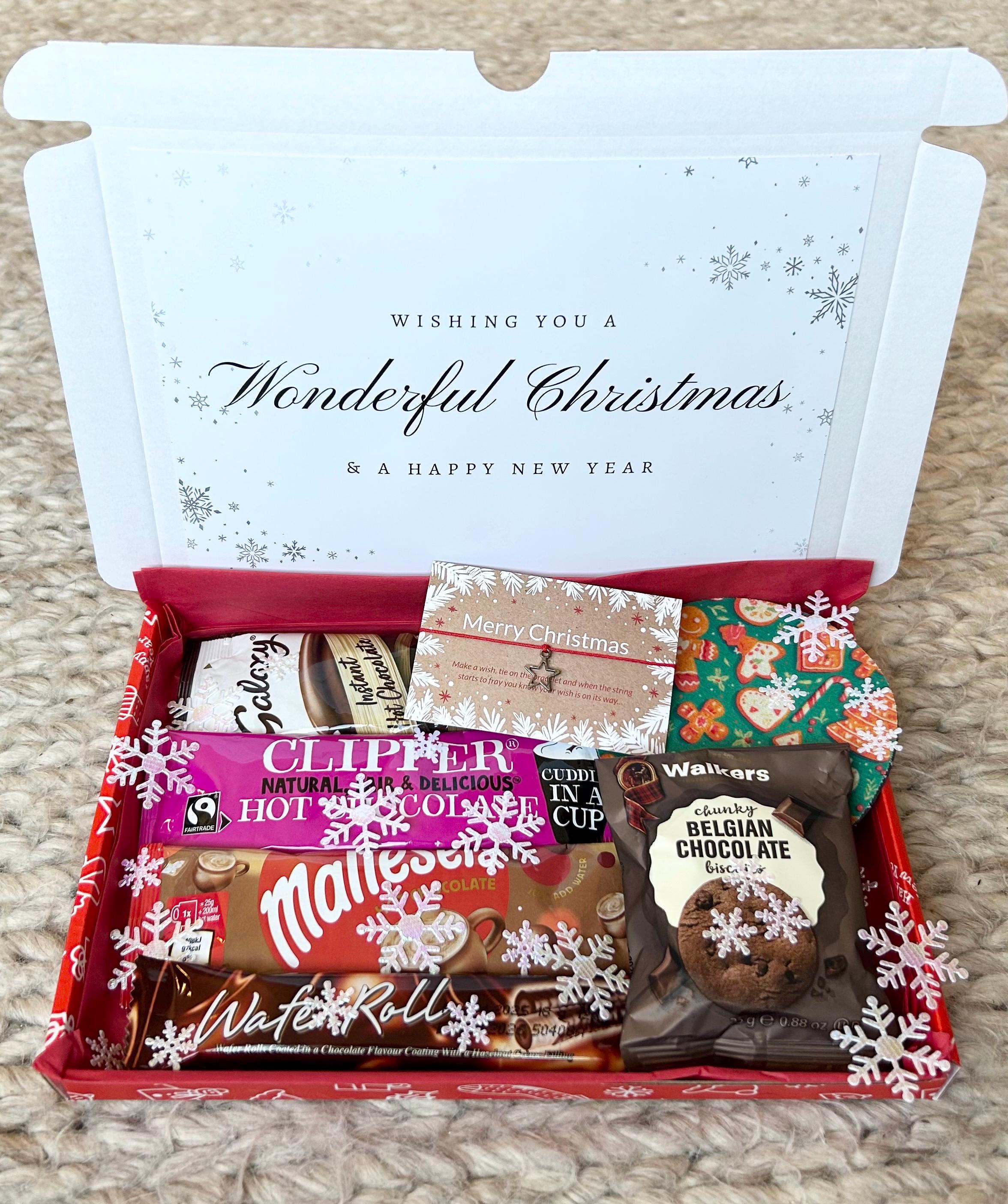 Hot Chocolate Hamper | Secret Santa Hamper | Hot Chocolate Gift Box ...