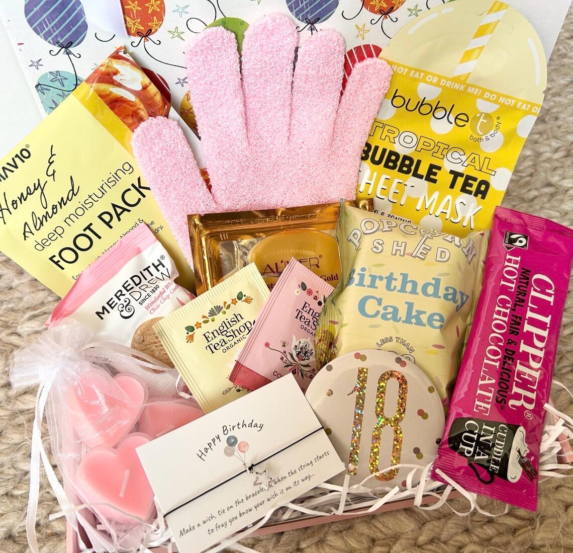 18th Birthday Hamper for Her | 18th Birthday Gift Box | Hamper for 18th ...