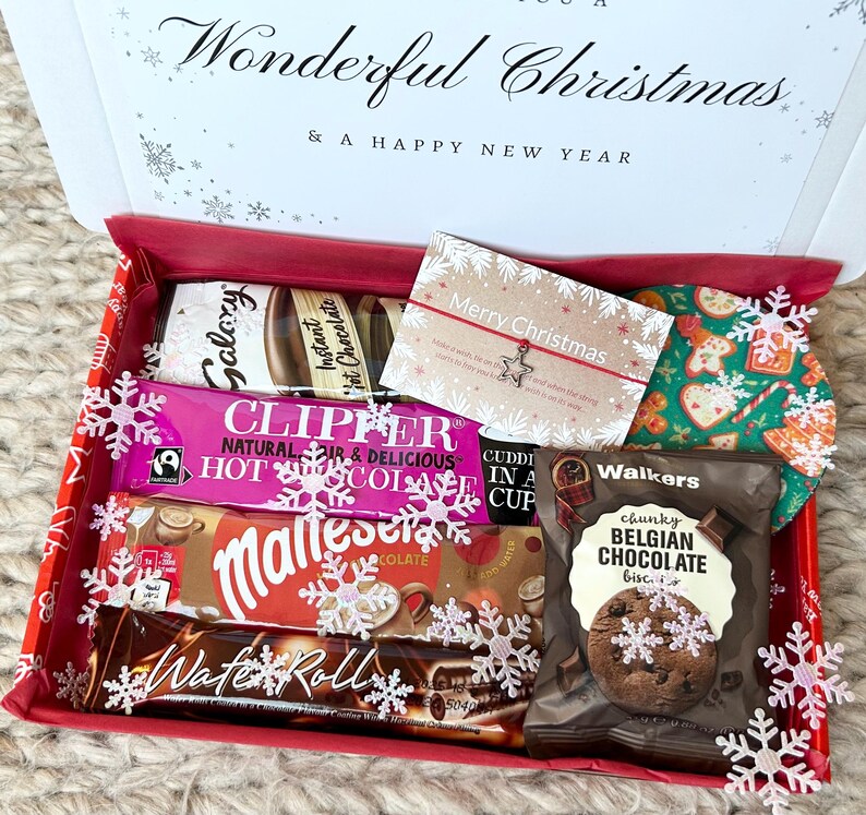 Hot Chocolate Hamper | Secret Santa Hamper | Hot Chocolate Gift Box ...