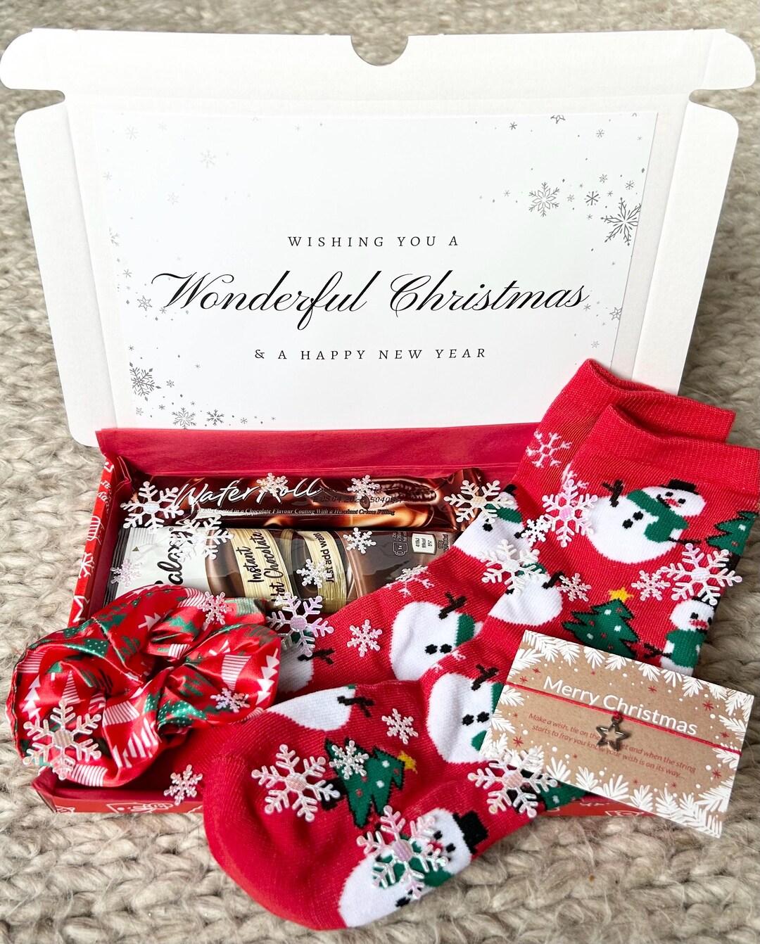 Secret Santa Hamper for Women | Mini Christmas Hamper for Her ...