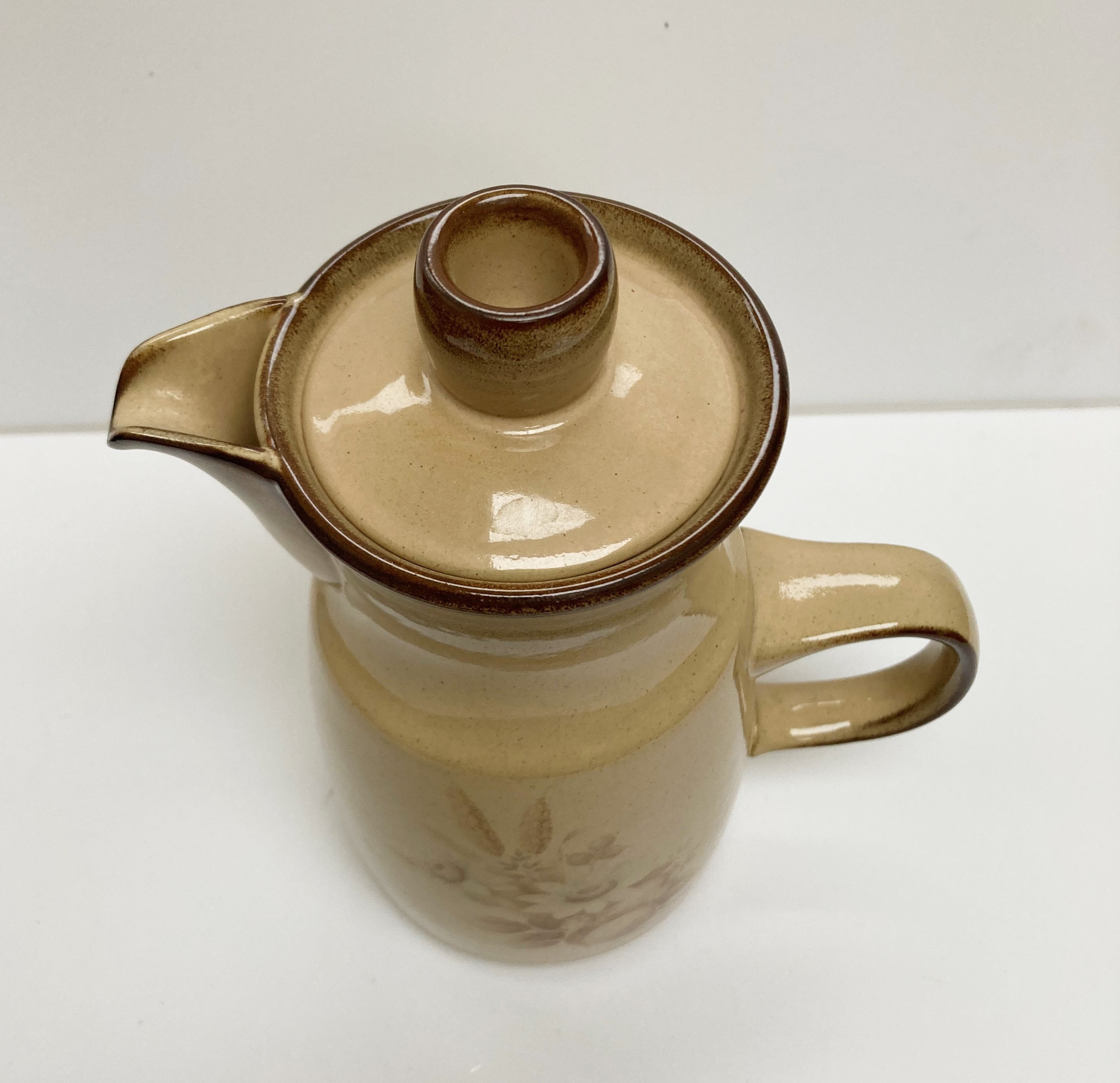 Vintage Denby Stoneware Coffee Pot: Memories Pattern, Floral Motif - Etsy
