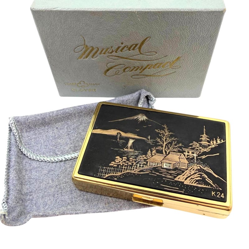 Powder Compacts Musical Box - Etsy UK