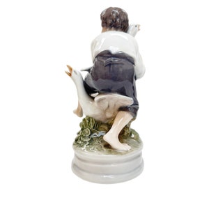 Vintage Royal Copenhagen 'goose Thief' Porcelain Figurine 2139 ...