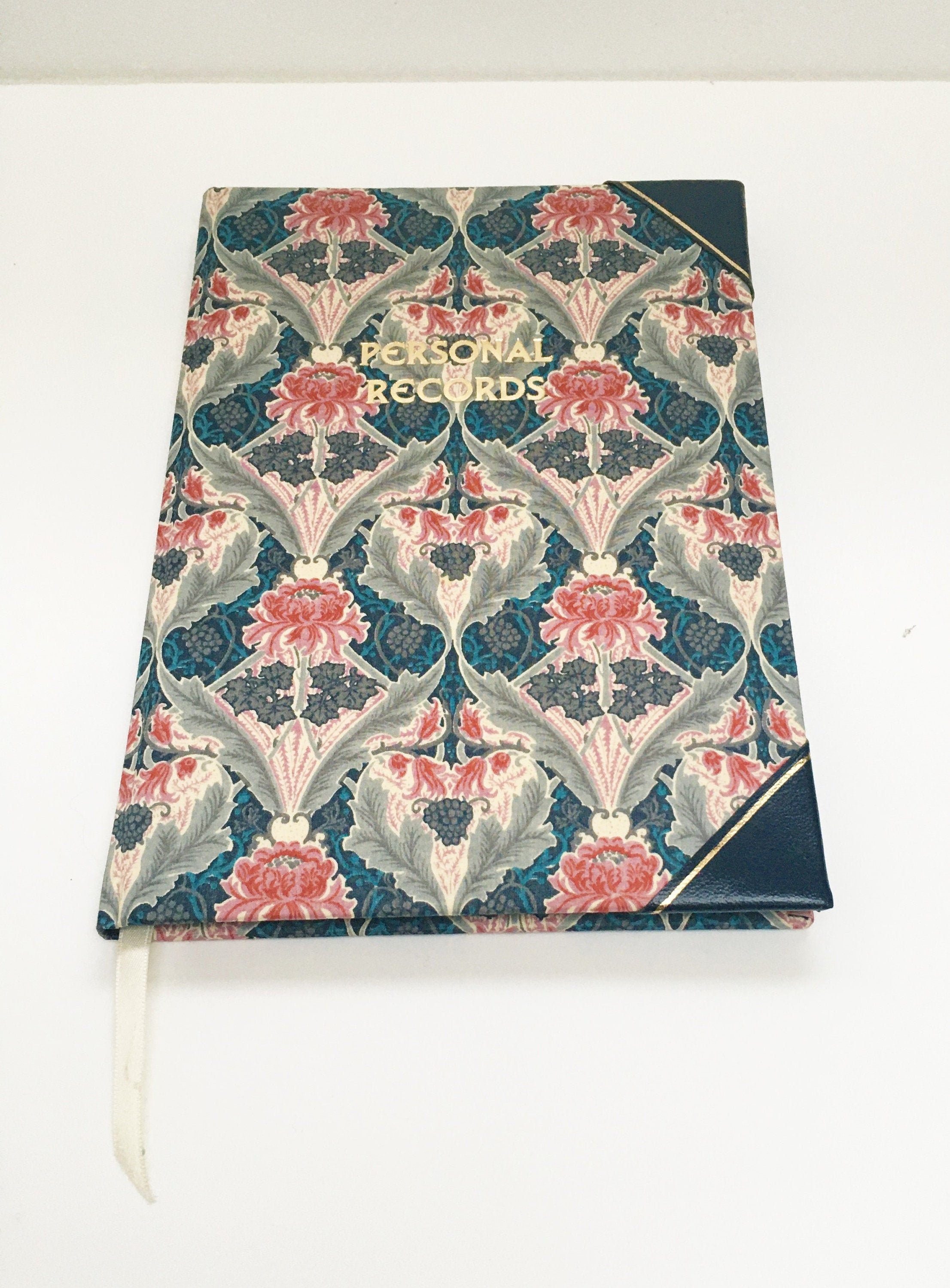 Vintage Liberty of London Personal Records Book Financial | Etsy