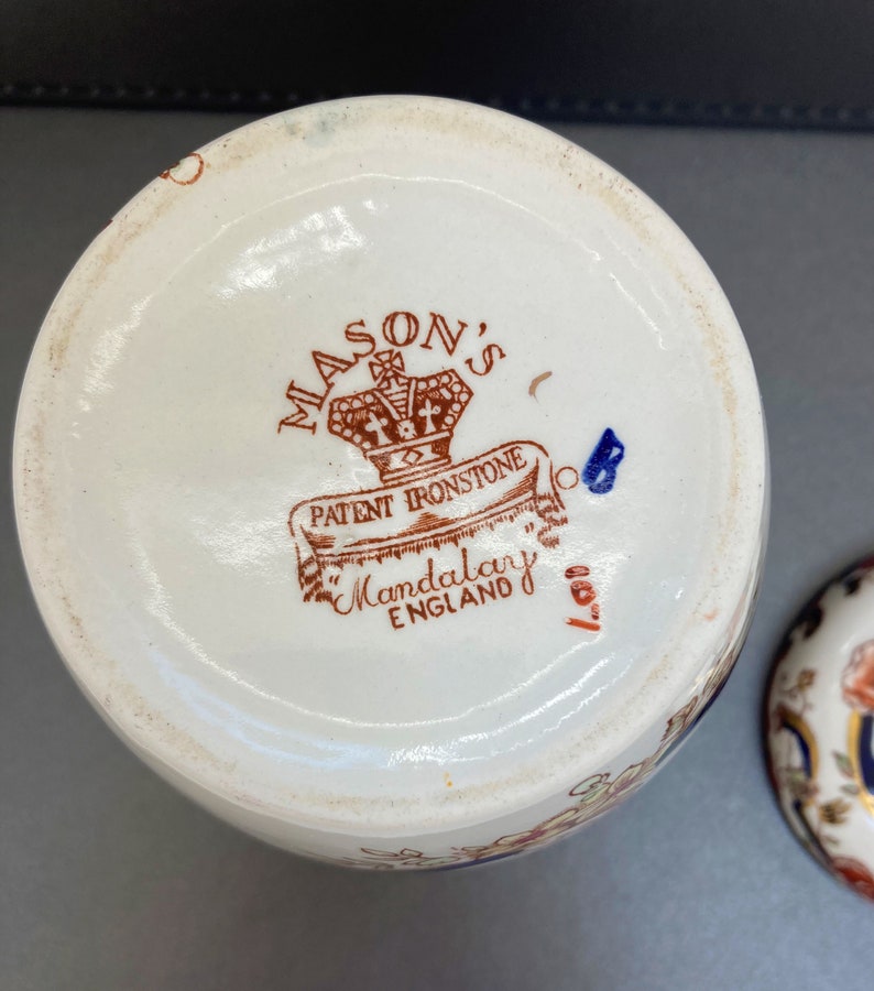 Antique Mason's Ironstone Ginger Jar Mandalay Pattern - Etsy