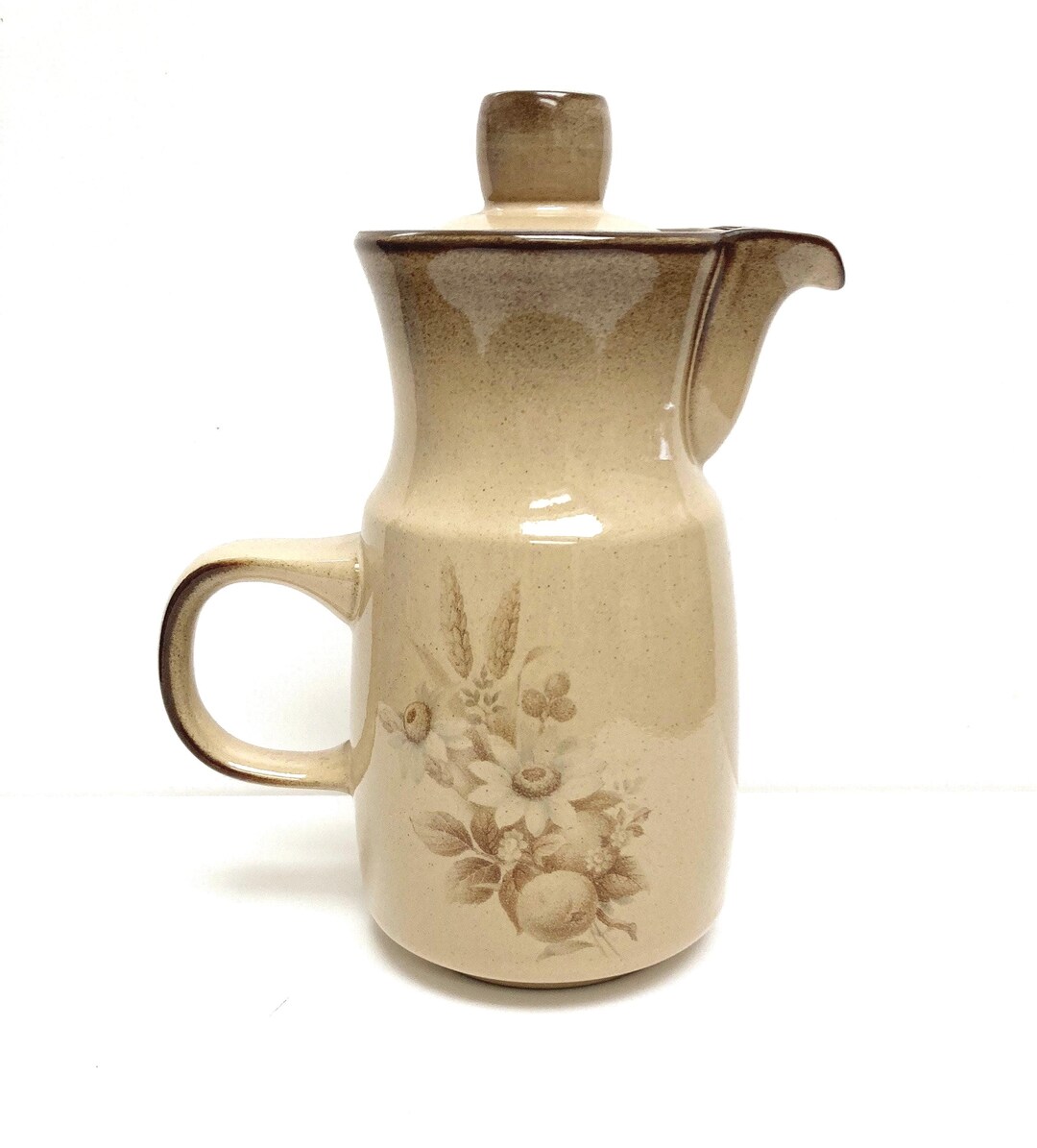 Vintage Denby Stoneware Coffee Pot: Memories Pattern, Floral Motif - Etsy