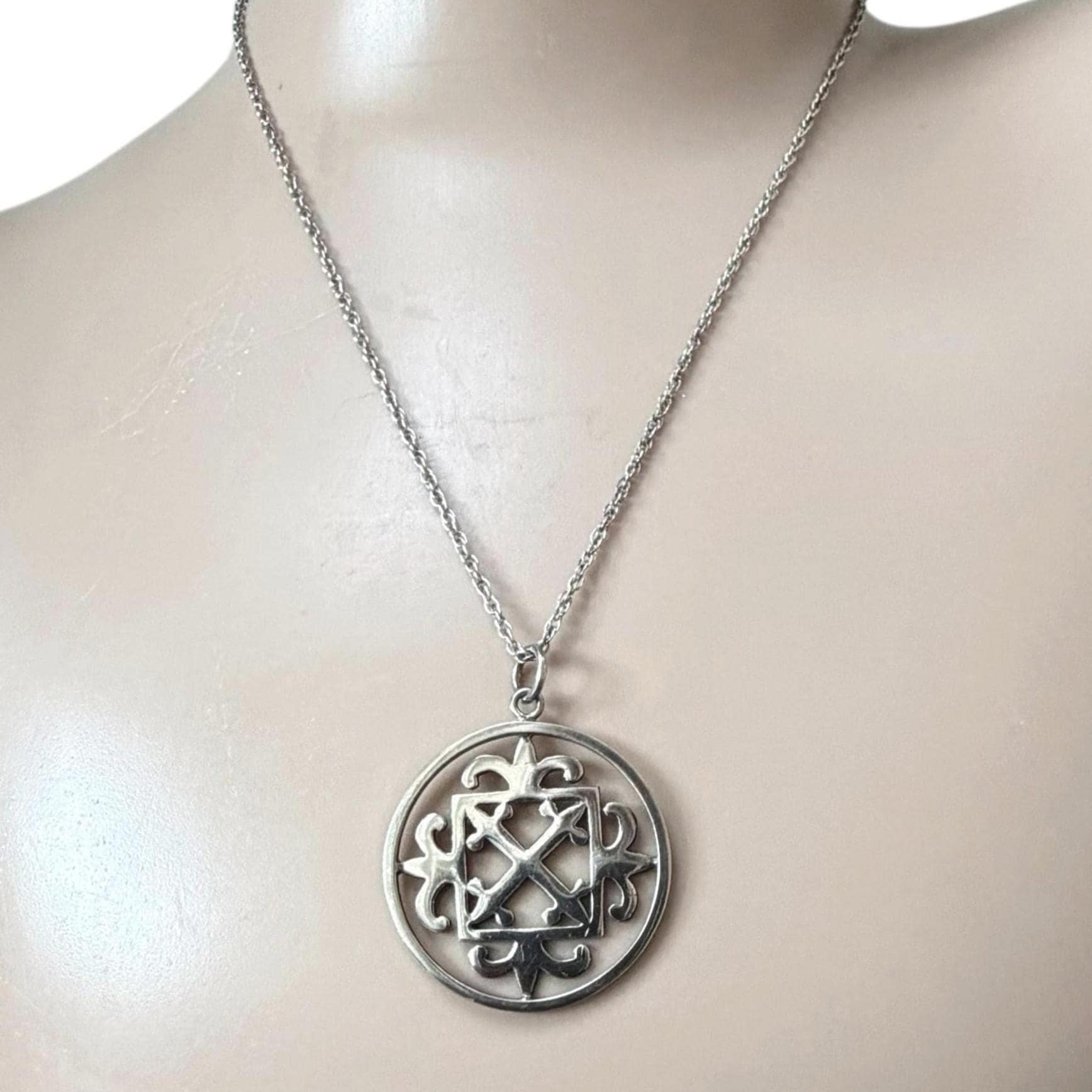 Malcolm Gray Ortak St. Magnus Cross Pendant Necklace: Sterling Silver ...