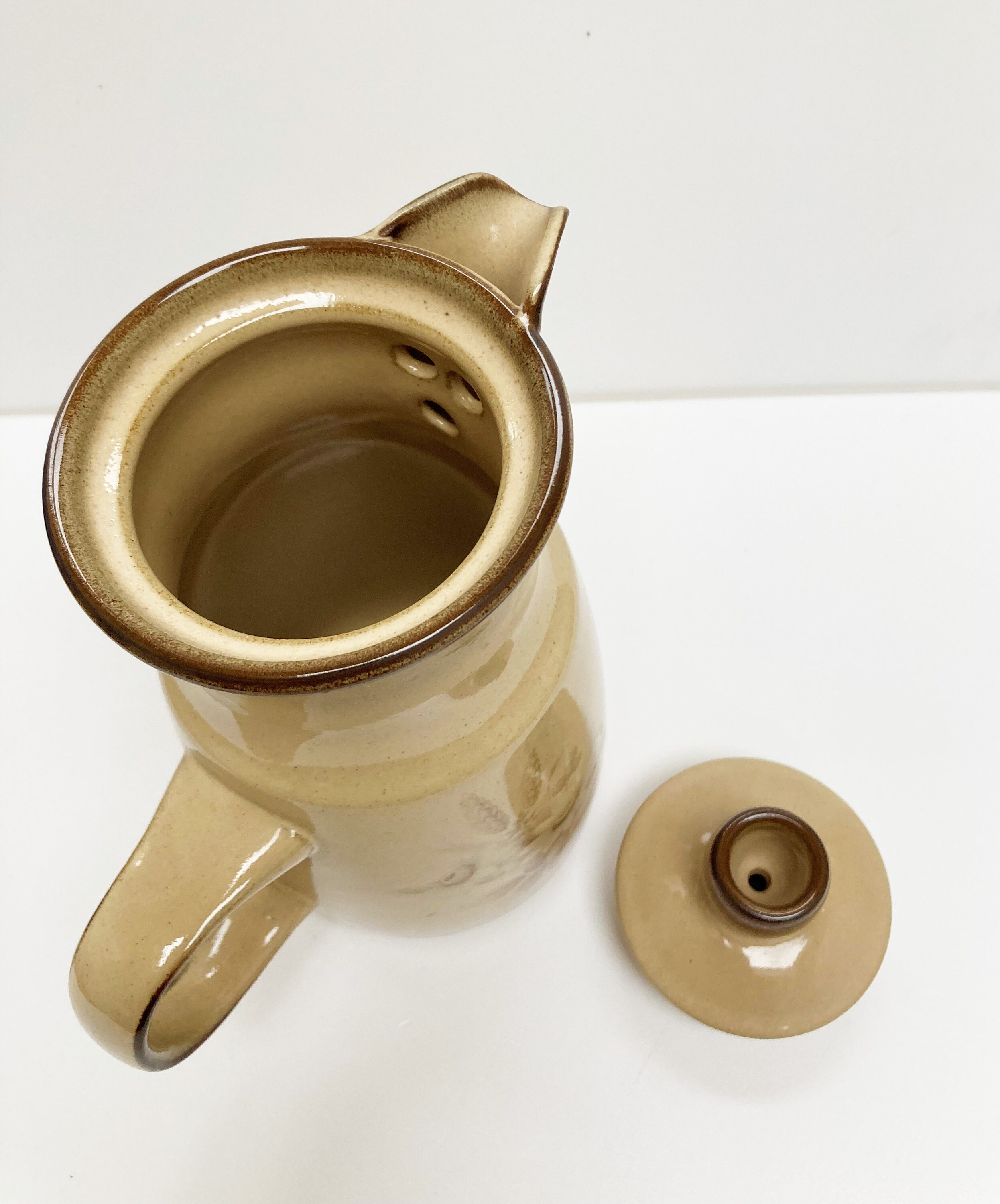 Vintage Denby Stoneware Coffee Pot: Memories Pattern, Floral Motif - Etsy
