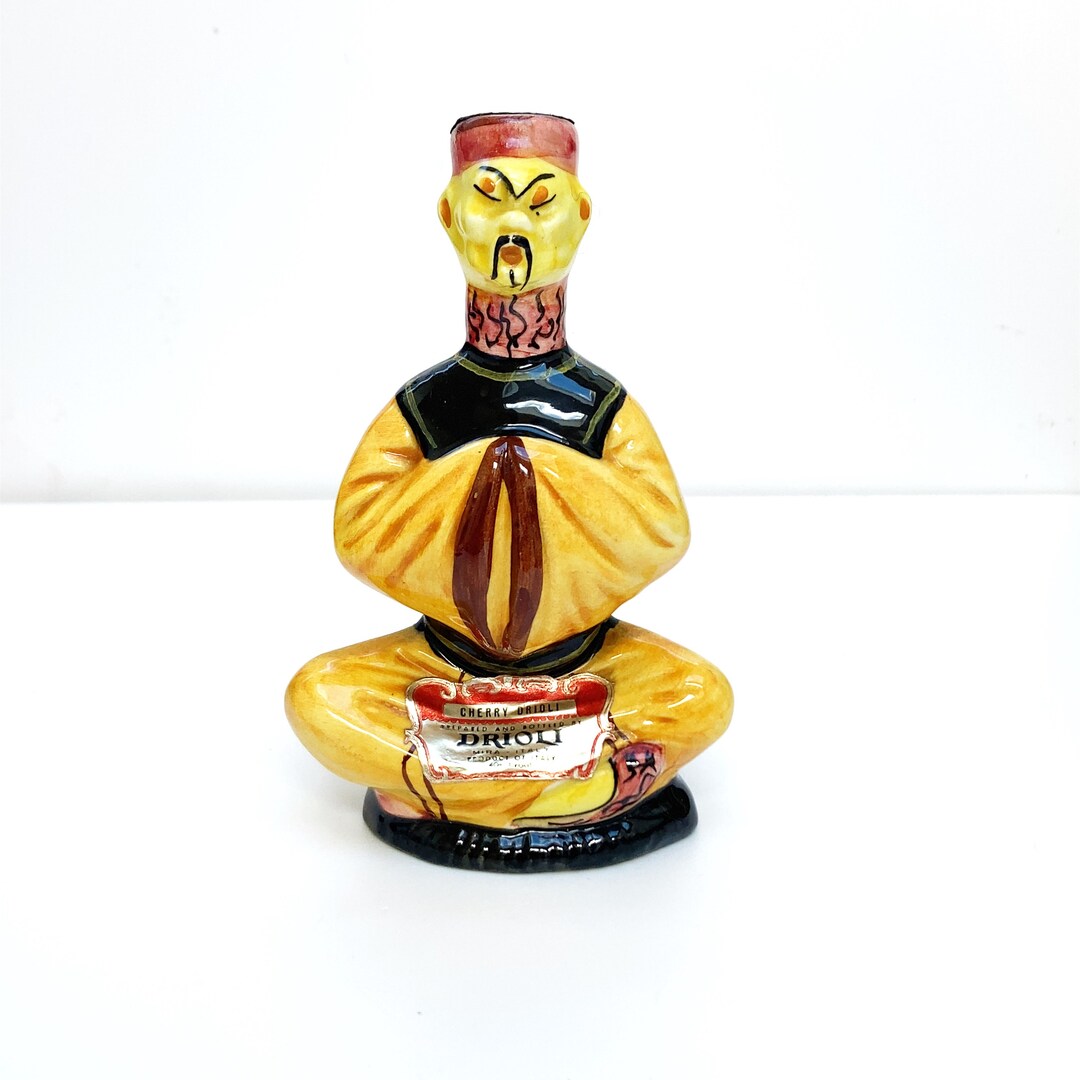 Vintage Italian DRIOLI Cherry Liqueur Hand Painted Ceramic Miniature ...