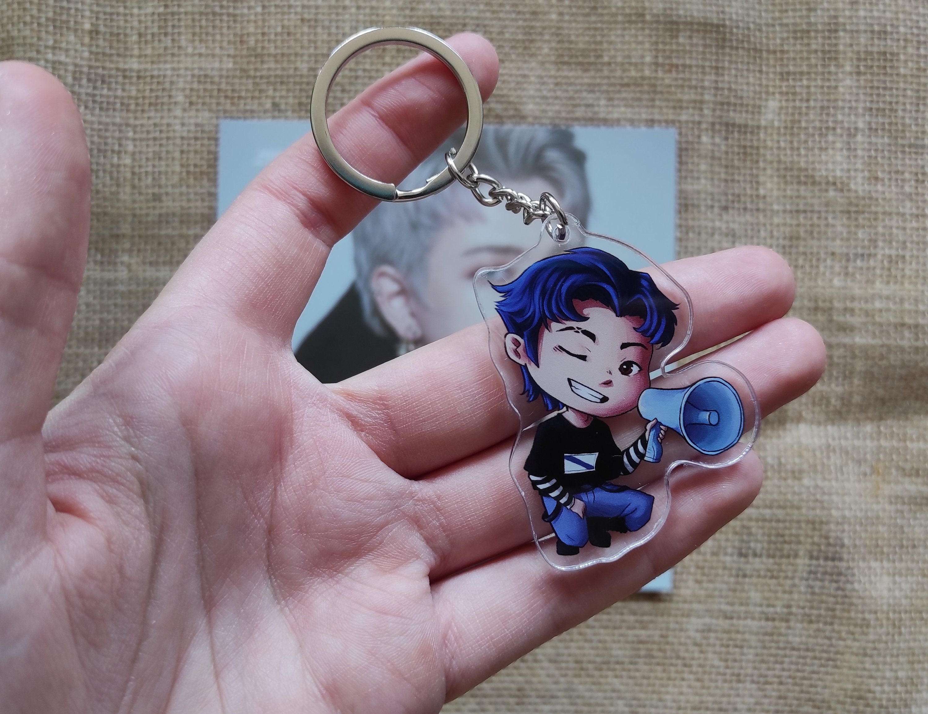 ATEEZ Chibi Keycharms - Etsy