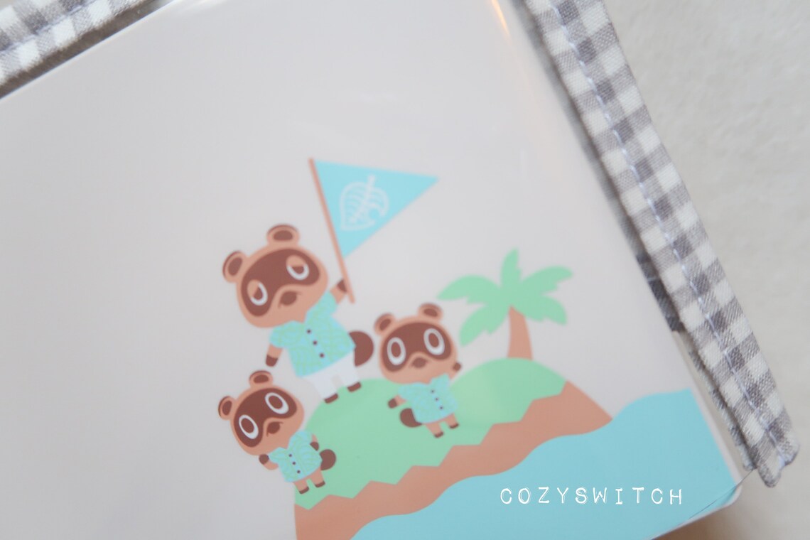 Clear Dock Cover Acnh Switch OLED Model Grey Gingham | Etsy