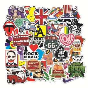 300 PCS Cool Brand Stickers Bulk Vinyl Waterproof Laptop Water Bottles ...