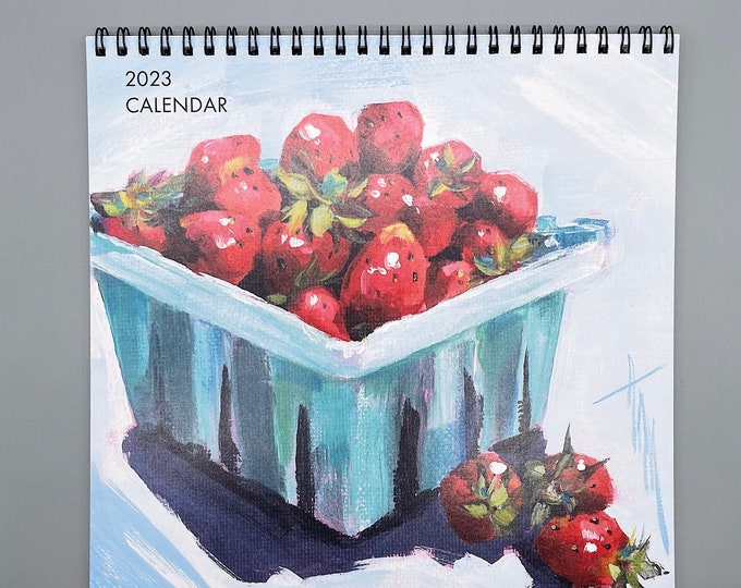 2025 Fruit Calendar | Wall Fruit Calendar | 12 Month Calendar | Fruit ...