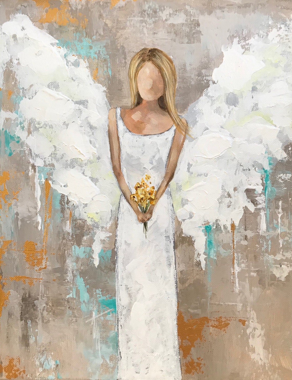 Summer Angel Painting Kit. DIY Paint Kits | Project - Etsy