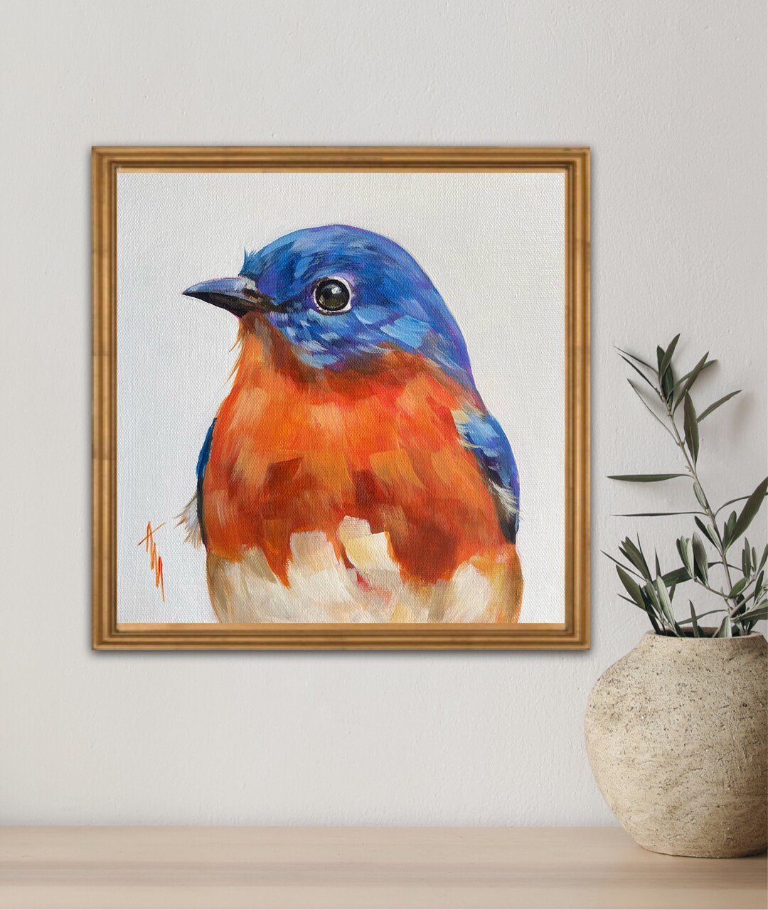 Bird Print | Wall Art | Bluebird Bird | Home Decor | Gift - Etsy
