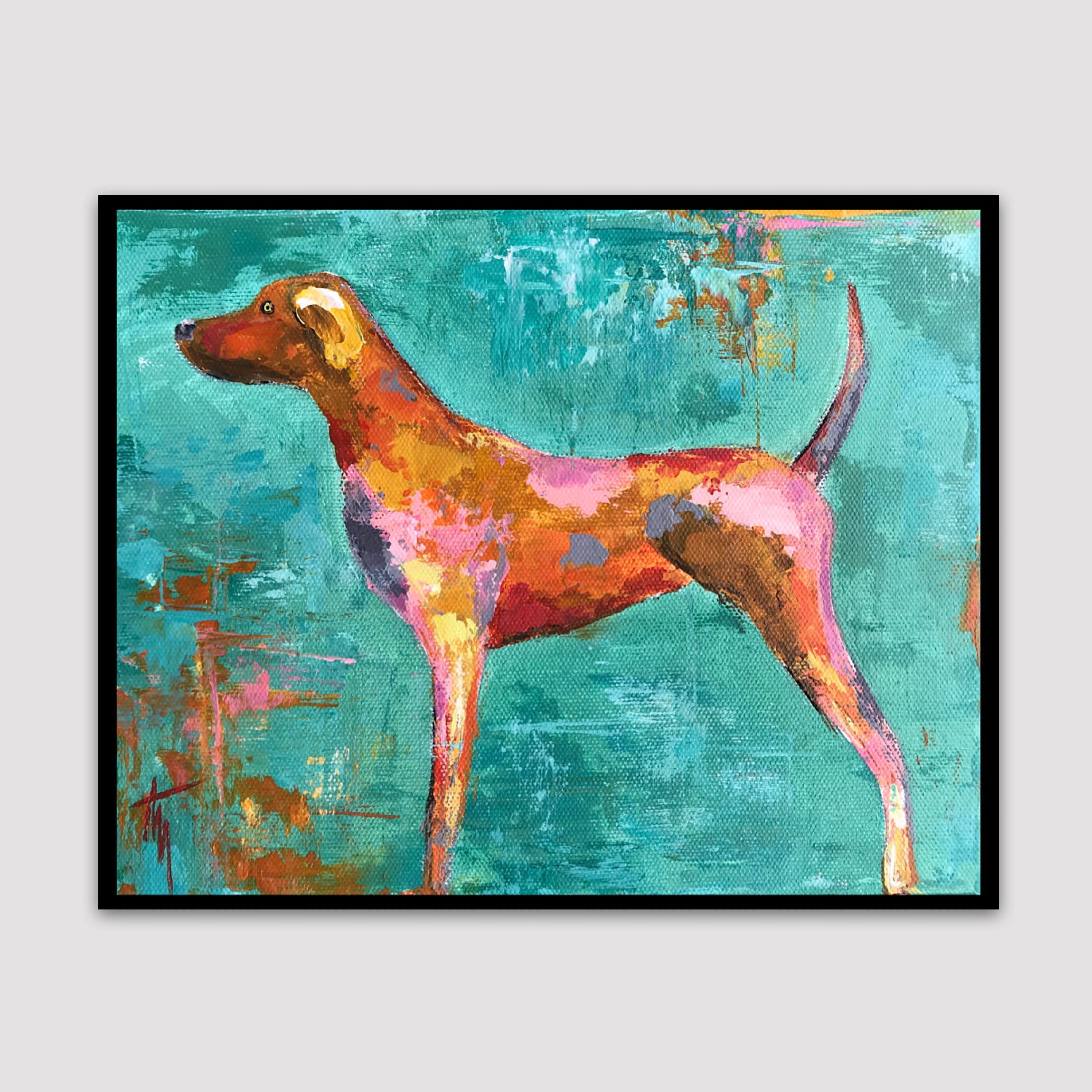 Impresión de arte para perros decoración casera arte | Etsy