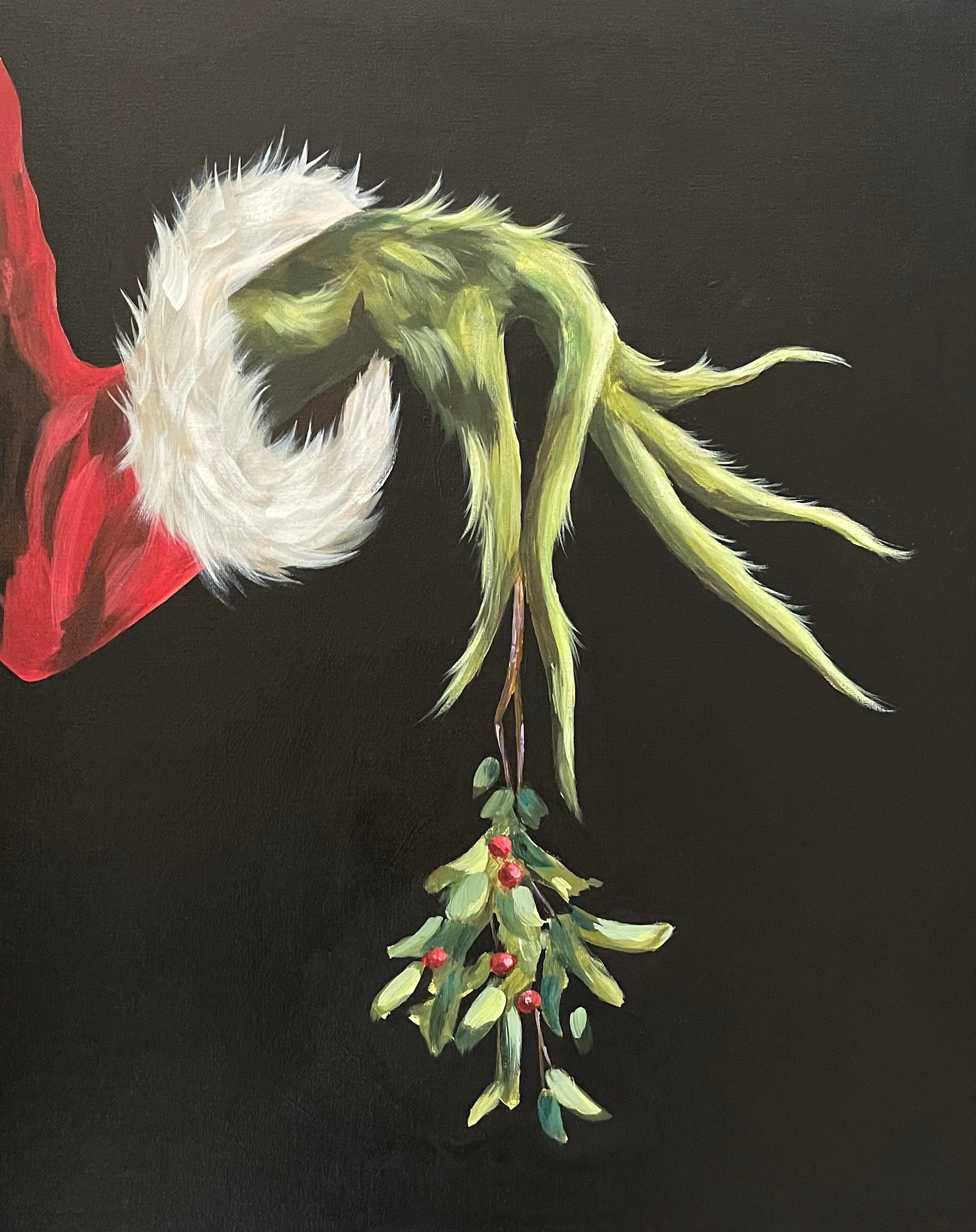 Grinch Hand Painting Kit. DIY Paint Kits | Project - Etsy